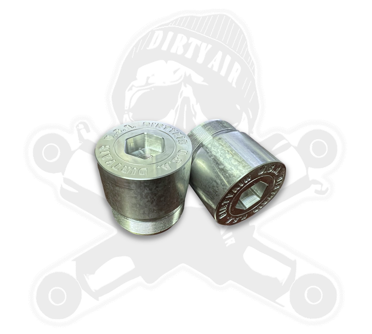 DIRTY AIR USA: 1" Extended 49mm Fork Caps