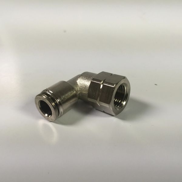 Dirtyworks LLC: 90° SWIVEL AIR FITTING - FEMALE THREAD X PUSH-TO-CONNECT