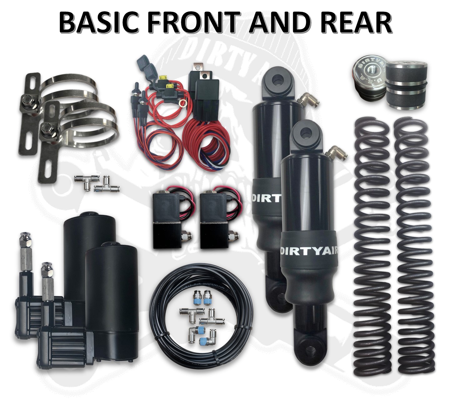 DIRTY AIR USA: DIRTY AIR Basic Front and Rear Air Suspension System