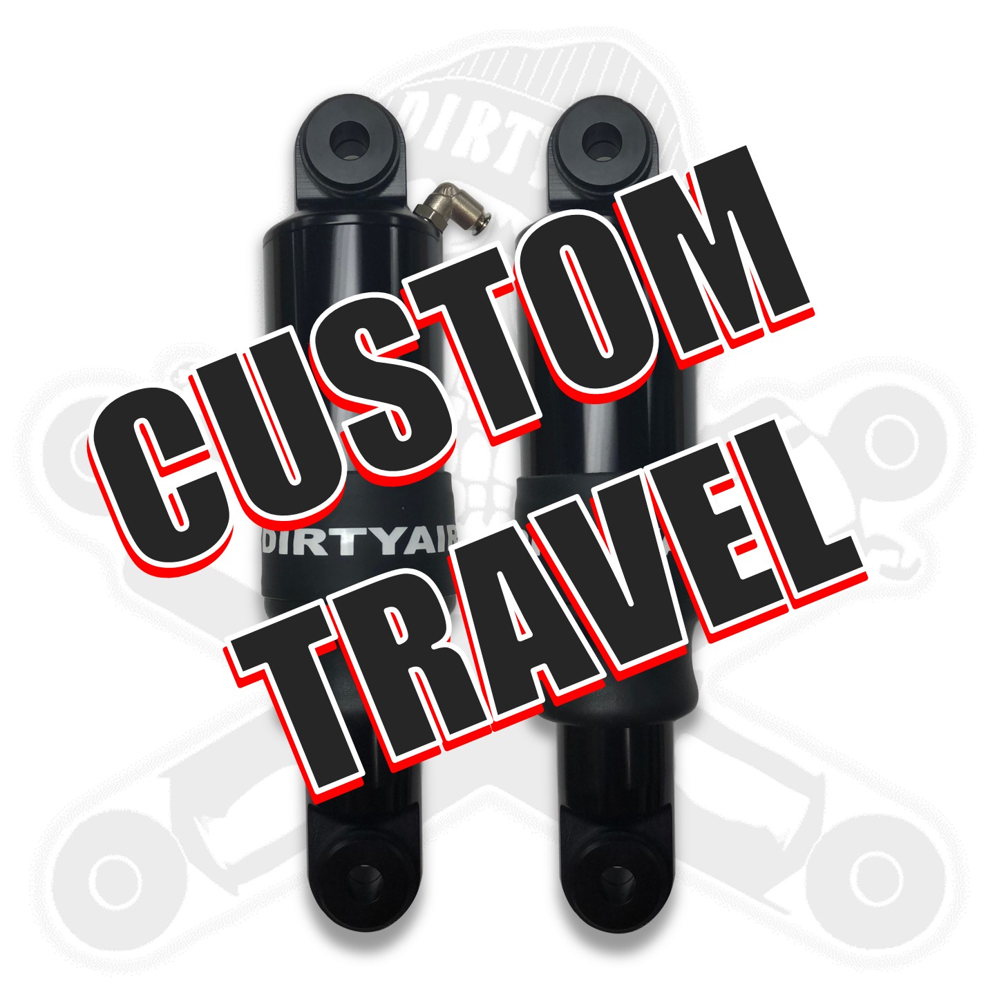 DIRTY AIR USA: Custom Travel for 4" Aluminum Shocks