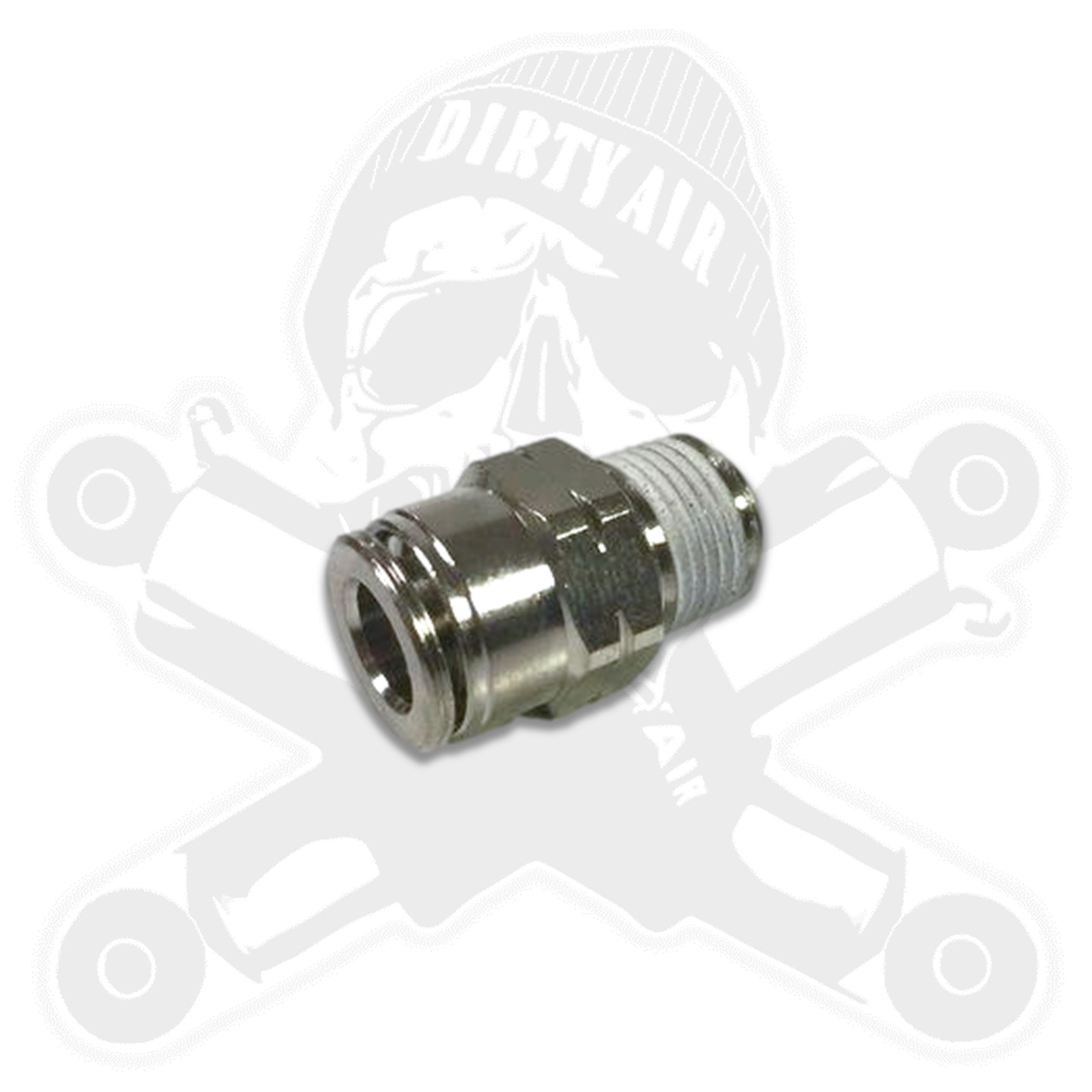 DIRTY AIR USA: STRAIGHT AIR FITTING - MALE THREAD X PUSH-TO-CONNECT