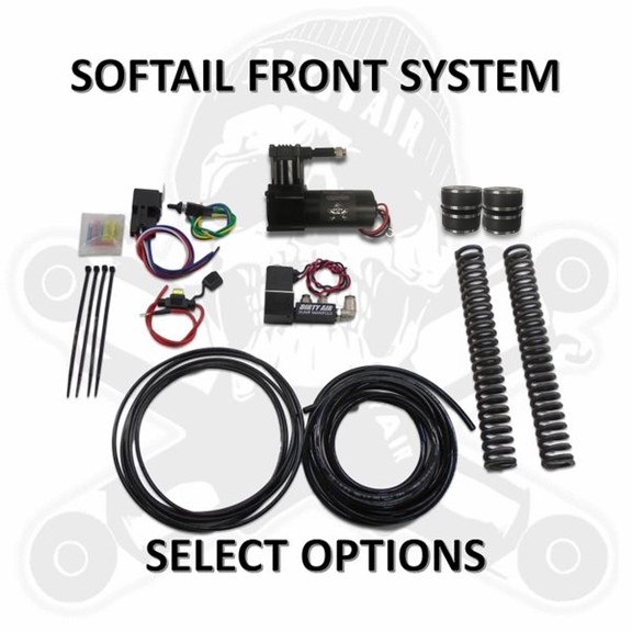 DIRTY AIR USA: DIRTY AIR Front Air Ride Kit - SOFTAIL DYNA