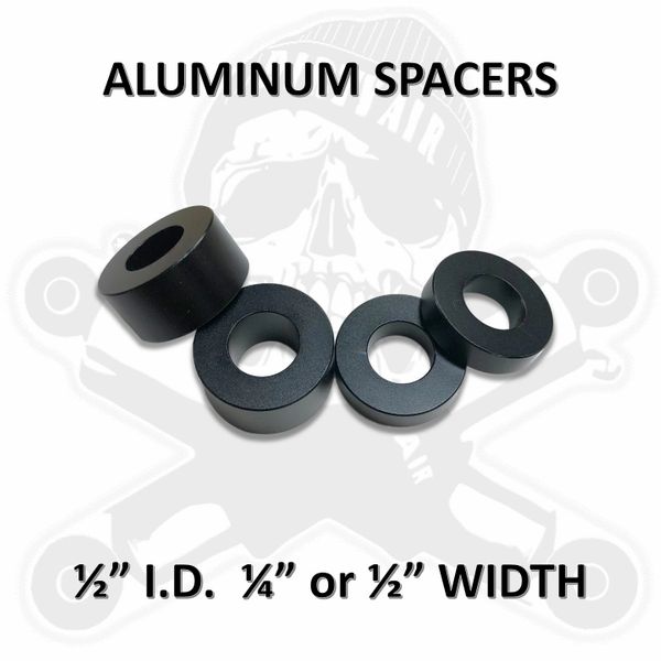 DIRTY AIR USA: Shock bolt aluminum spacers for custom applications 1/2 ...